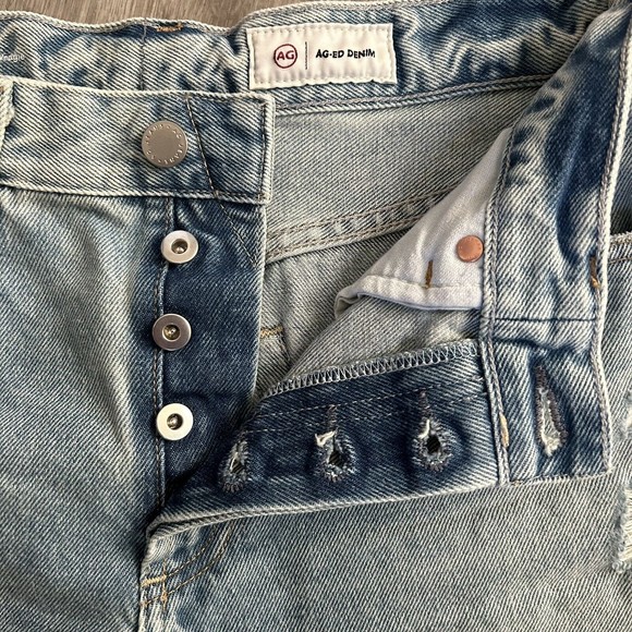 Ag Adriano Goldschmied | Shorts | Ag Adriano Goldschmied Alexxis Aged Denim Jean High Rise ...